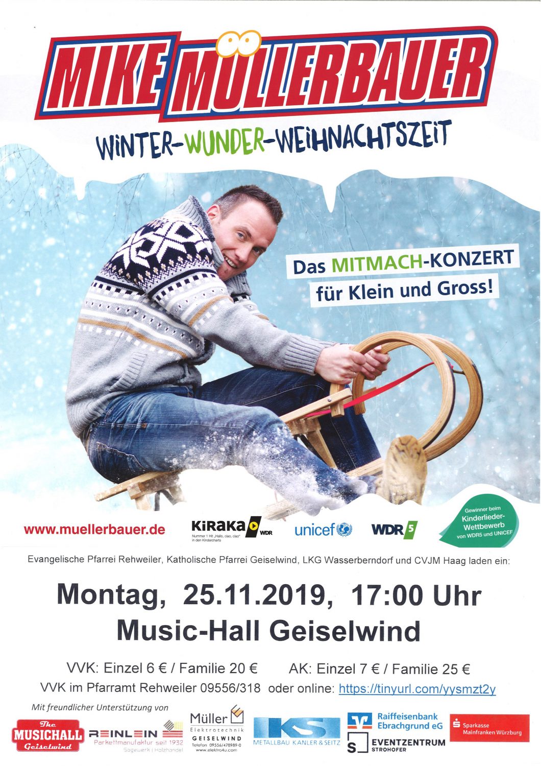 Mike Müllerbauer - Winter-Wunder-Weihnachtszeit — Drei-Franken-Eck